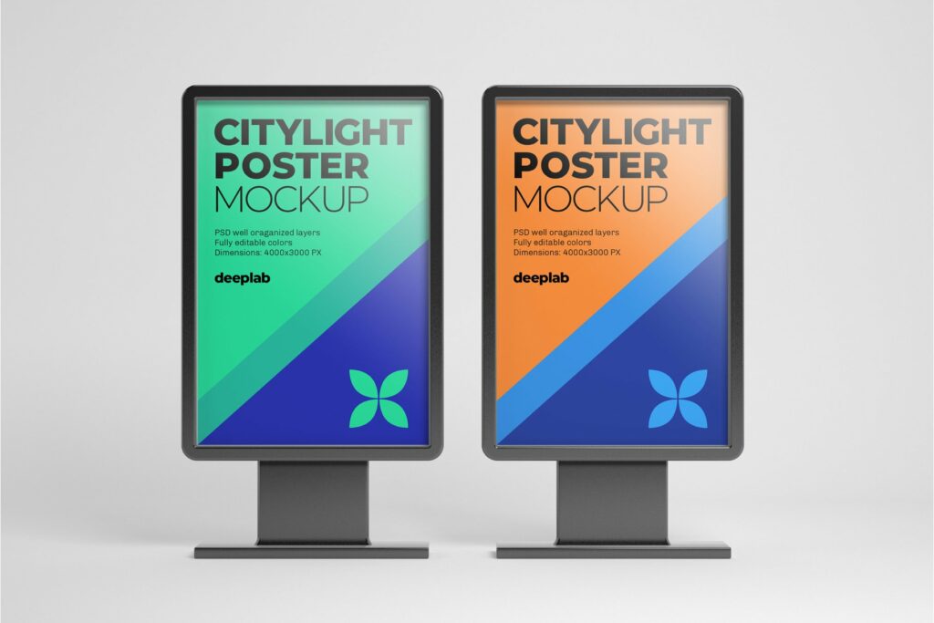 Citylight Digital Poster Mockup – MasterBundles
