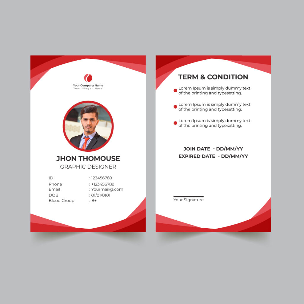 ID Card Design Template - MasterBundles