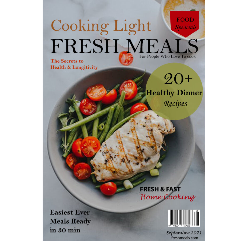 cover for cooking magazine - MasterBundles