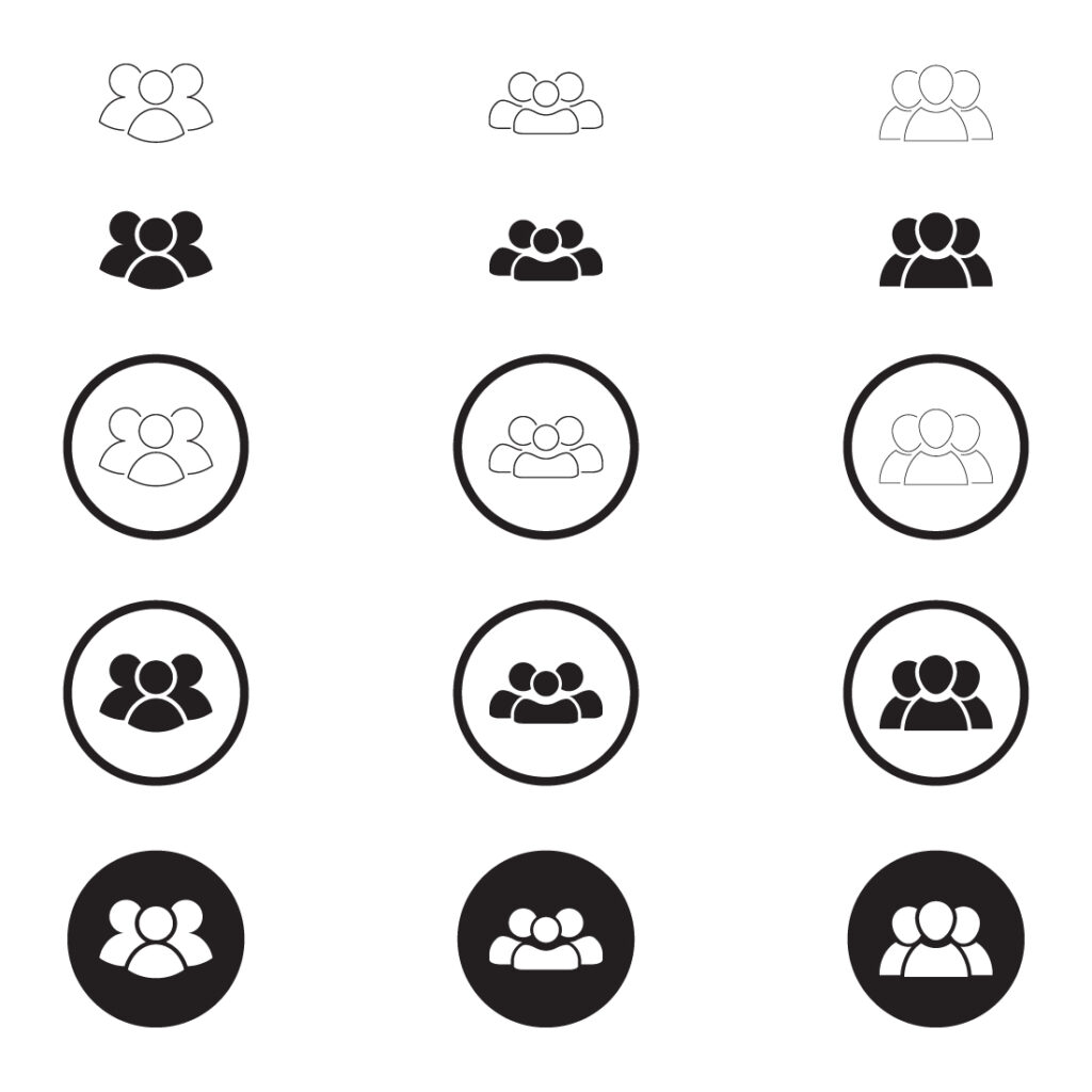 Simple Set of User Icon.