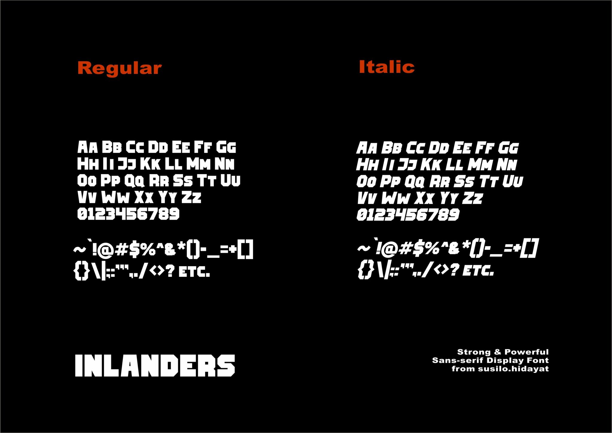INLANDERS - HEAVY BLOCK FONT – MasterBundles