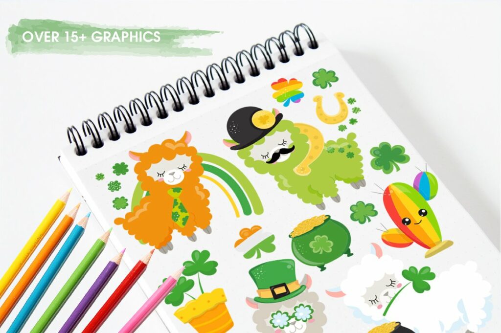 St Patrick's Llamas – MasterBundles