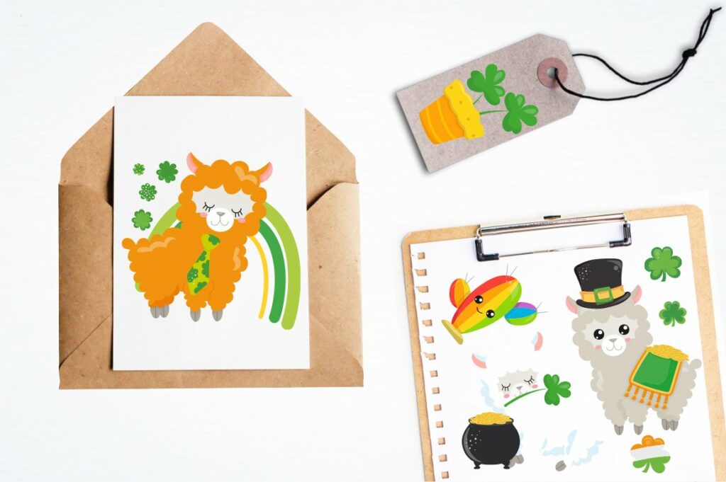 St Patrick's Llamas – MasterBundles