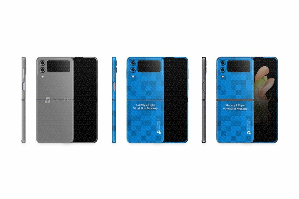 Galaxy Z Flip 4 (2022) PSD Skin PSD – MasterBundles