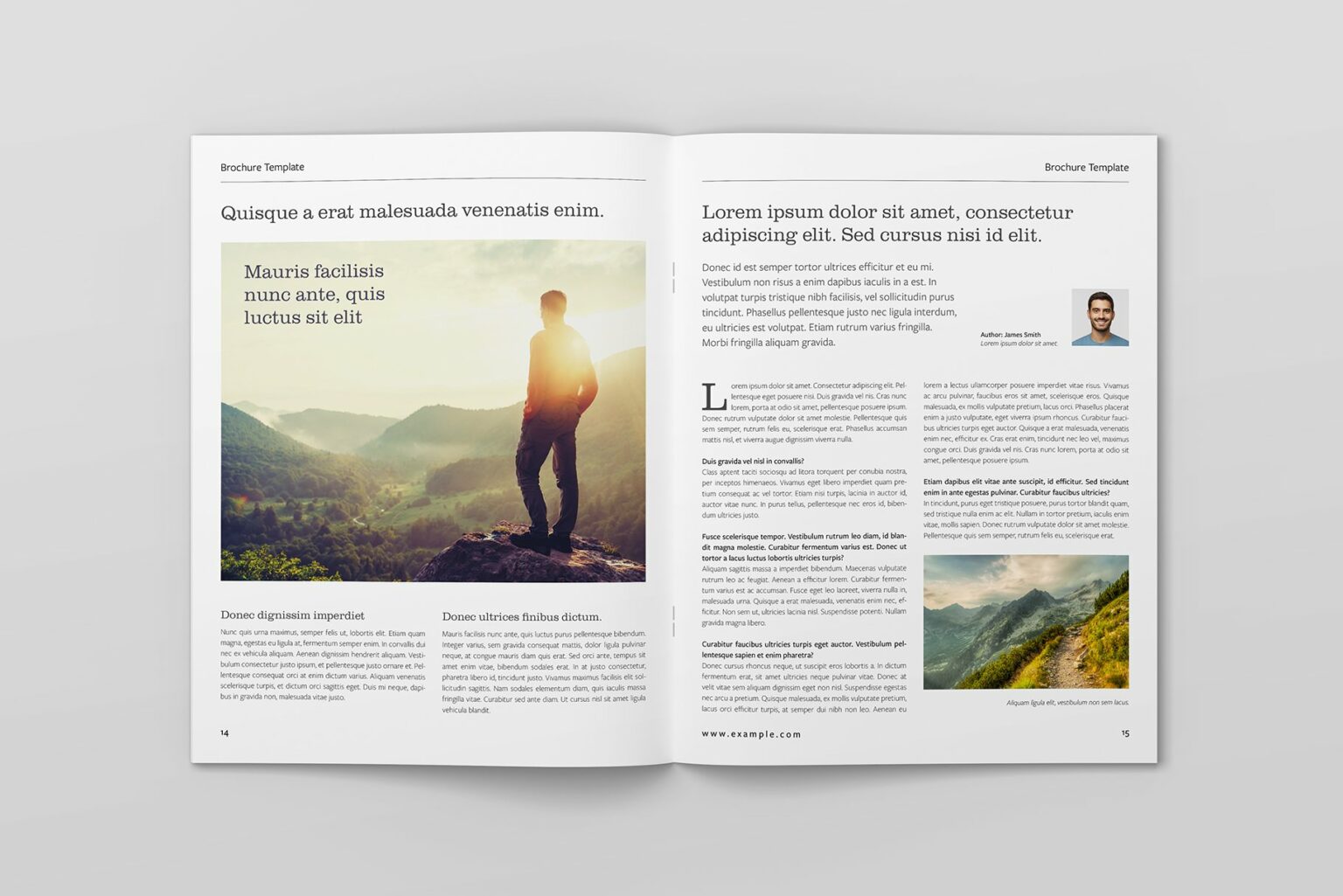 Open Brochure Mockup – MasterBundles