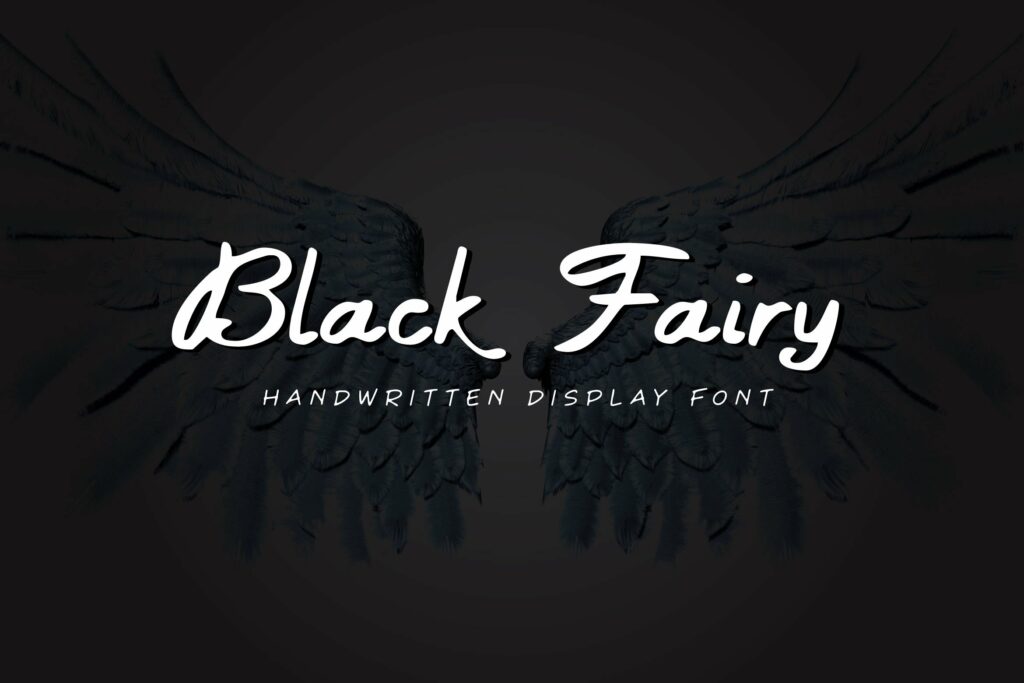 Black Fairy - Script Font – MasterBundles