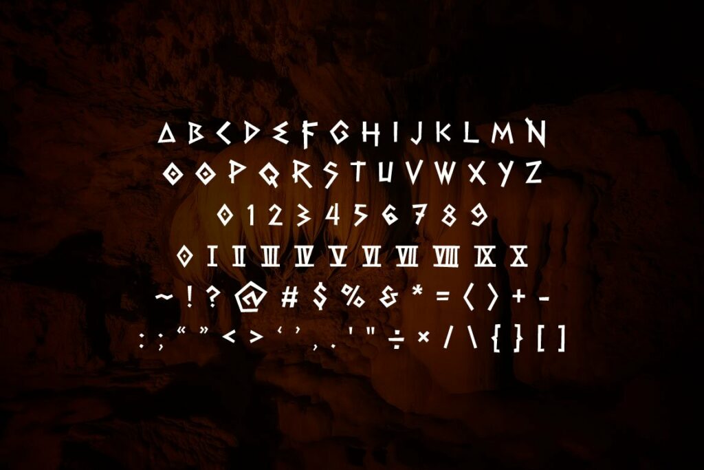 Monstone - Ancient Fantasy Font – MasterBundles