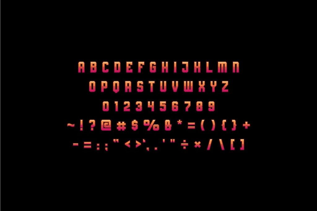 Shocker - SVG colored font – MasterBundles