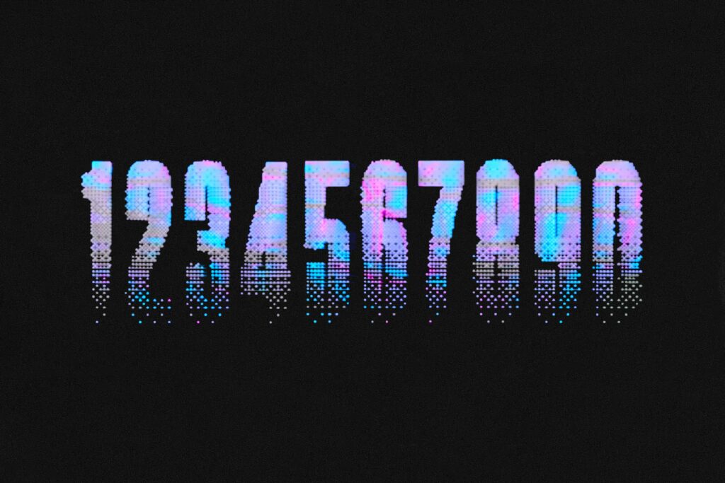 BITMAP TYPE - RETRO VHS TYPEFACE – MasterBundles