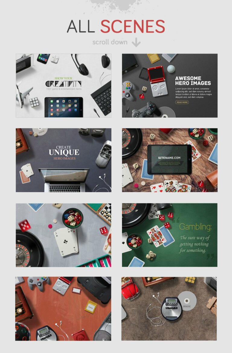 Games & Entertainment Scene Creator – MasterBundles