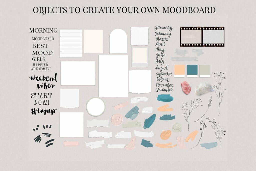 Mood board Scene creator kit – MasterBundles
