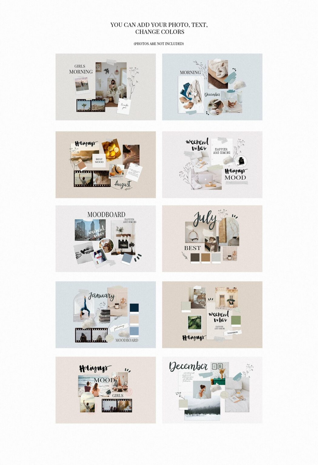 Mood board Scene creator kit – MasterBundles