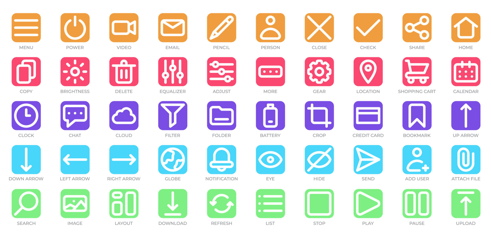 User Interface Icons Pack