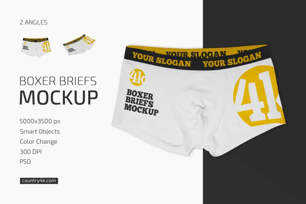 Boxer Briefs Mockup Set – MasterBundles