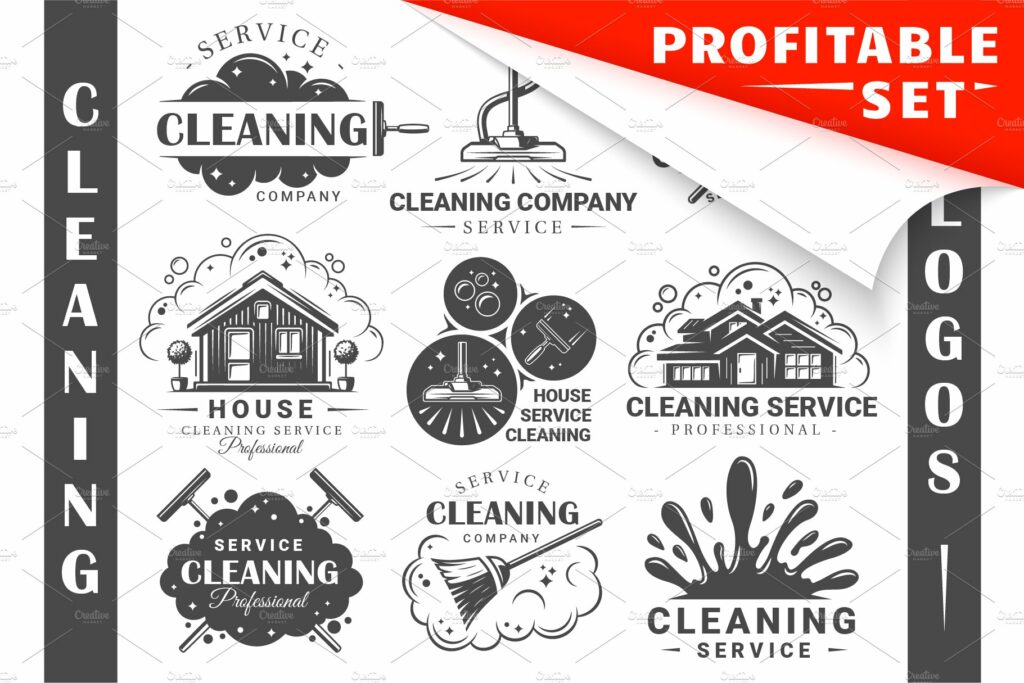 18 Cleaner Service Logos Templates – MasterBundles