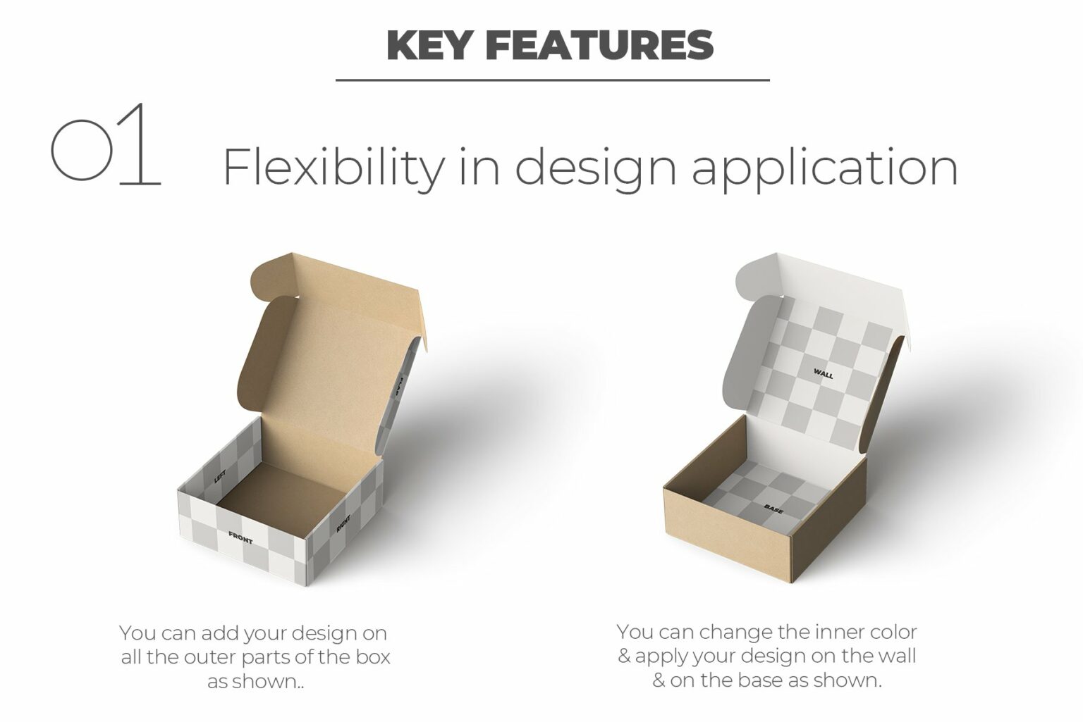 Square Kraft Paper Mailer Box Mockup – MasterBundles