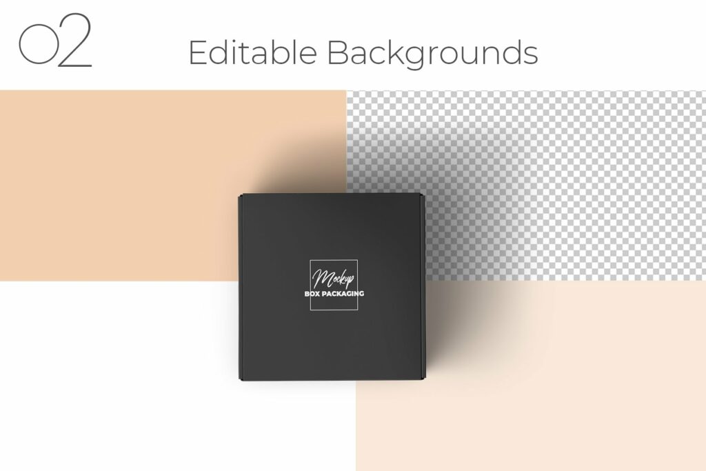 Front Tuck Square Mailing Box Mockup – MasterBundles