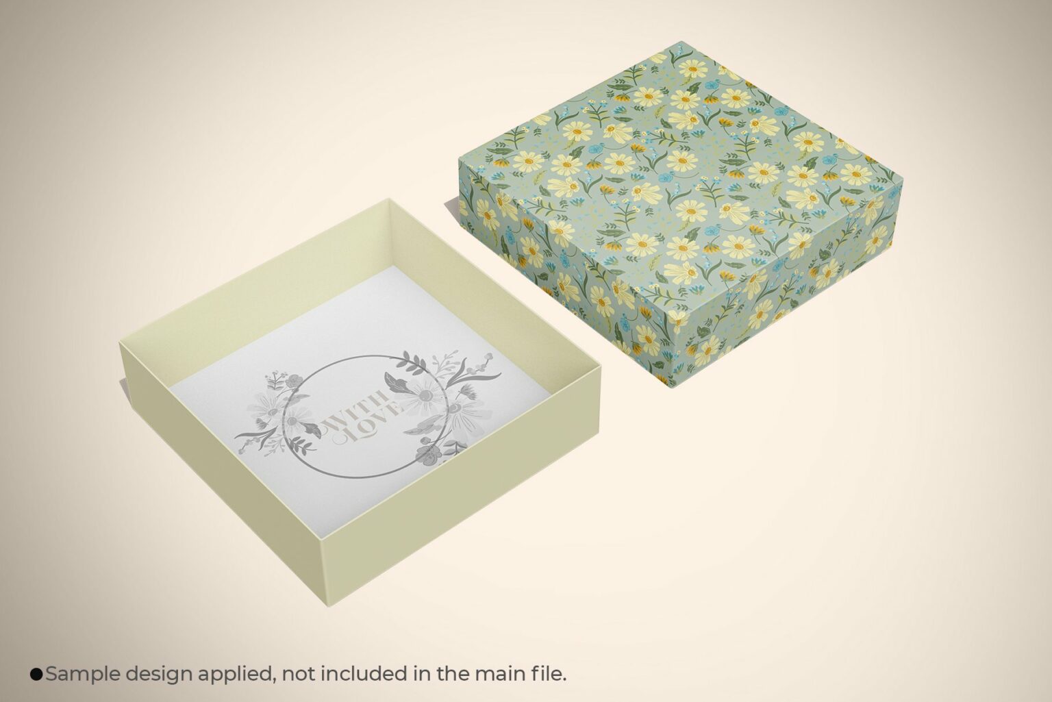 Square Box Packaging Mockup – MasterBundles