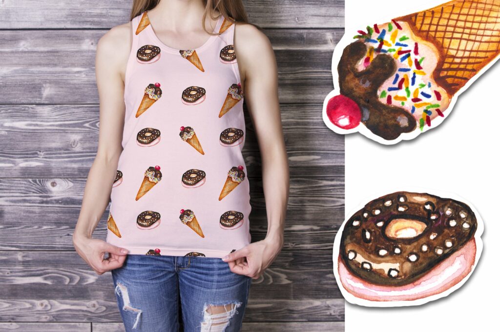Watercolor Sweet collection pattern – MasterBundles