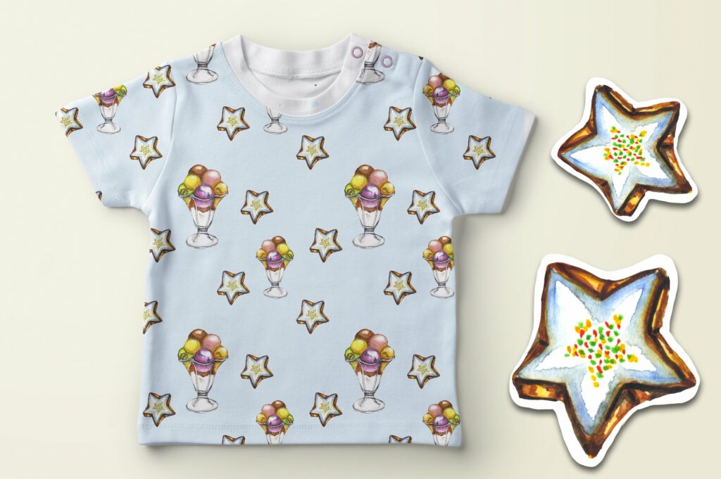 Watercolor Sweet collection pattern – MasterBundles