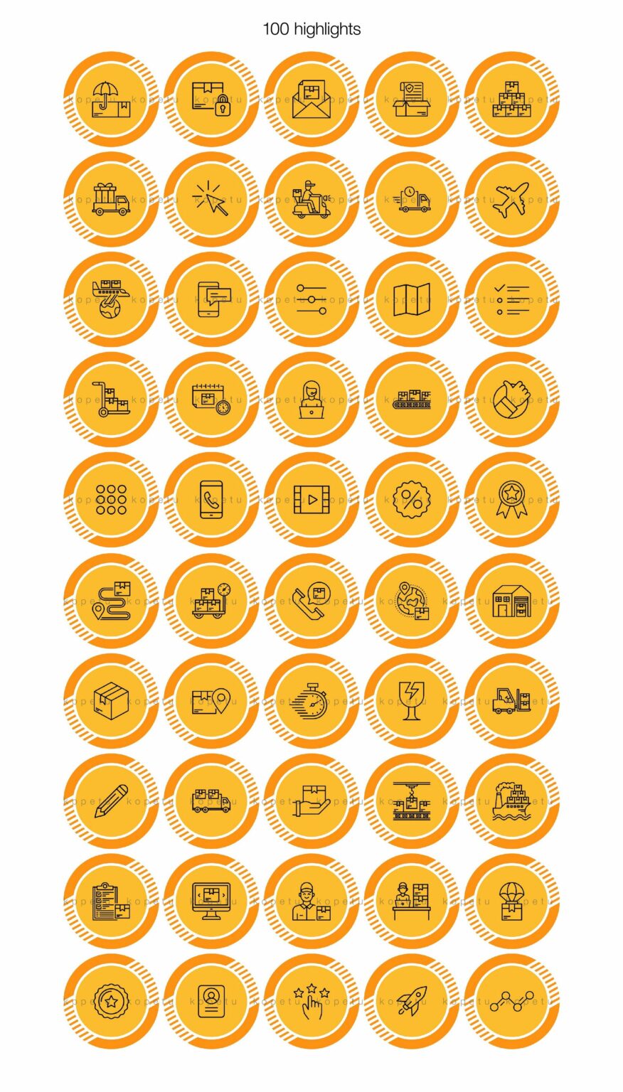 Delivery CANVA Instagram Template – MasterBundles