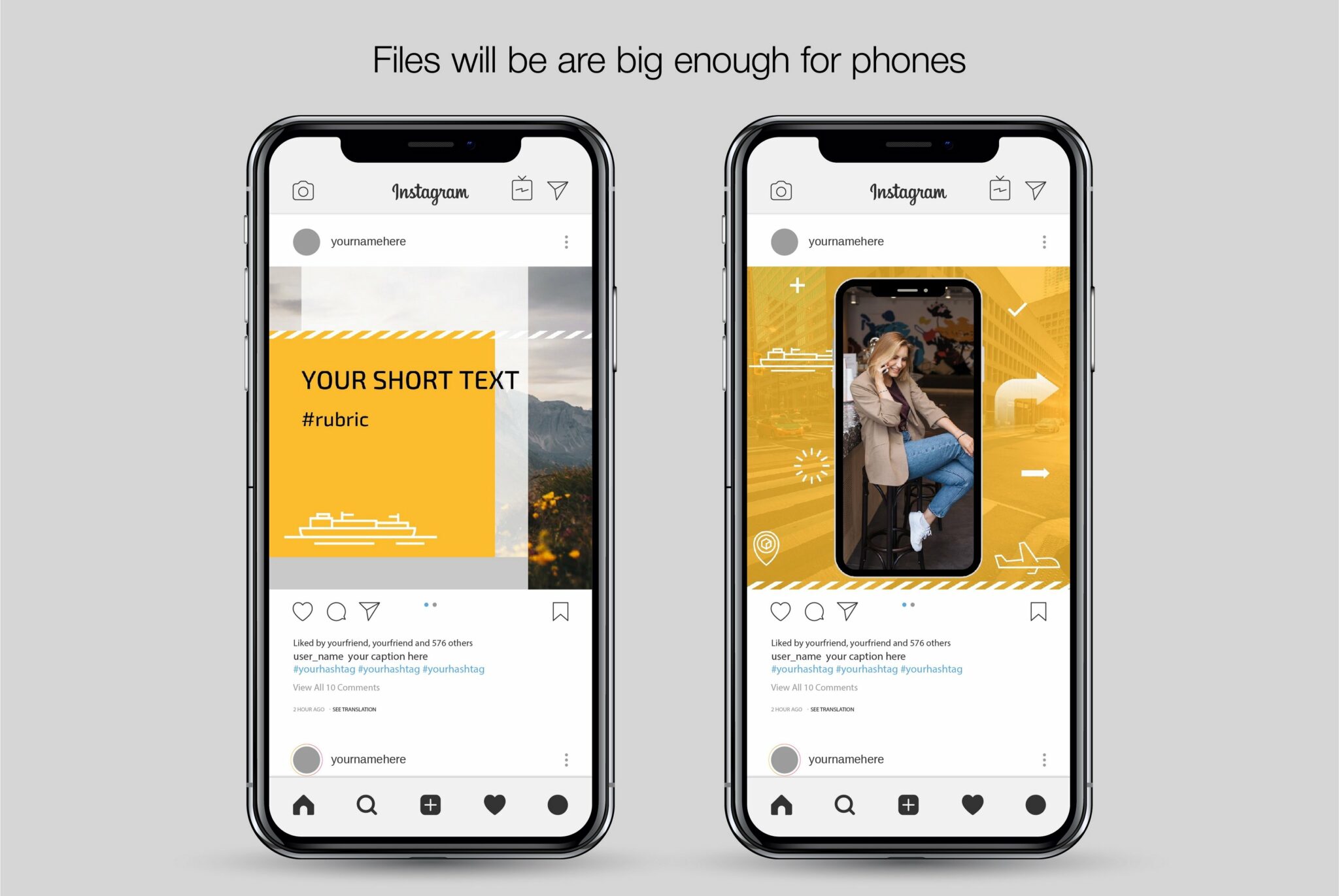Delivery CANVA Instagram Template – MasterBundles