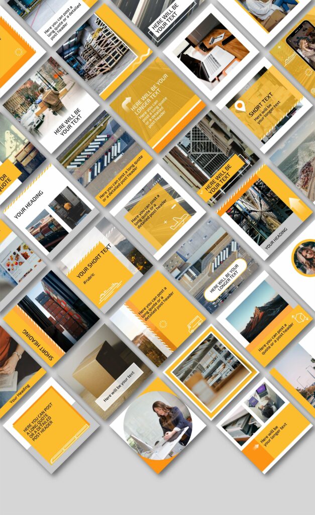 Delivery CANVA Instagram Template – MasterBundles