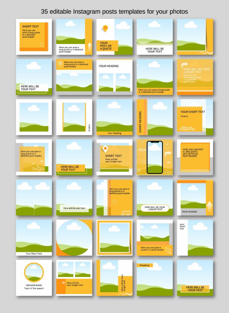 Delivery CANVA Instagram Template – MasterBundles