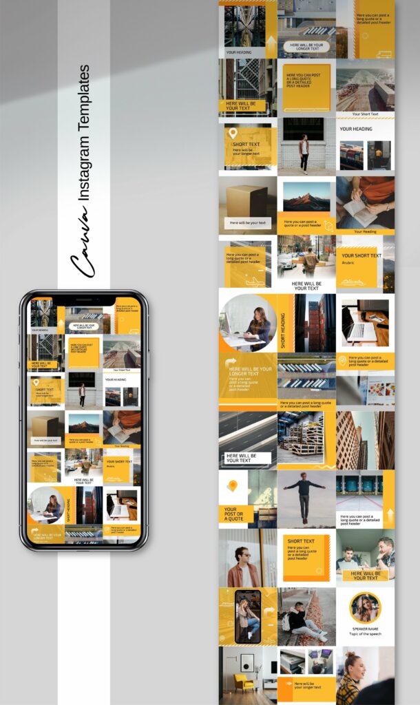 Delivery CANVA Instagram Template – MasterBundles