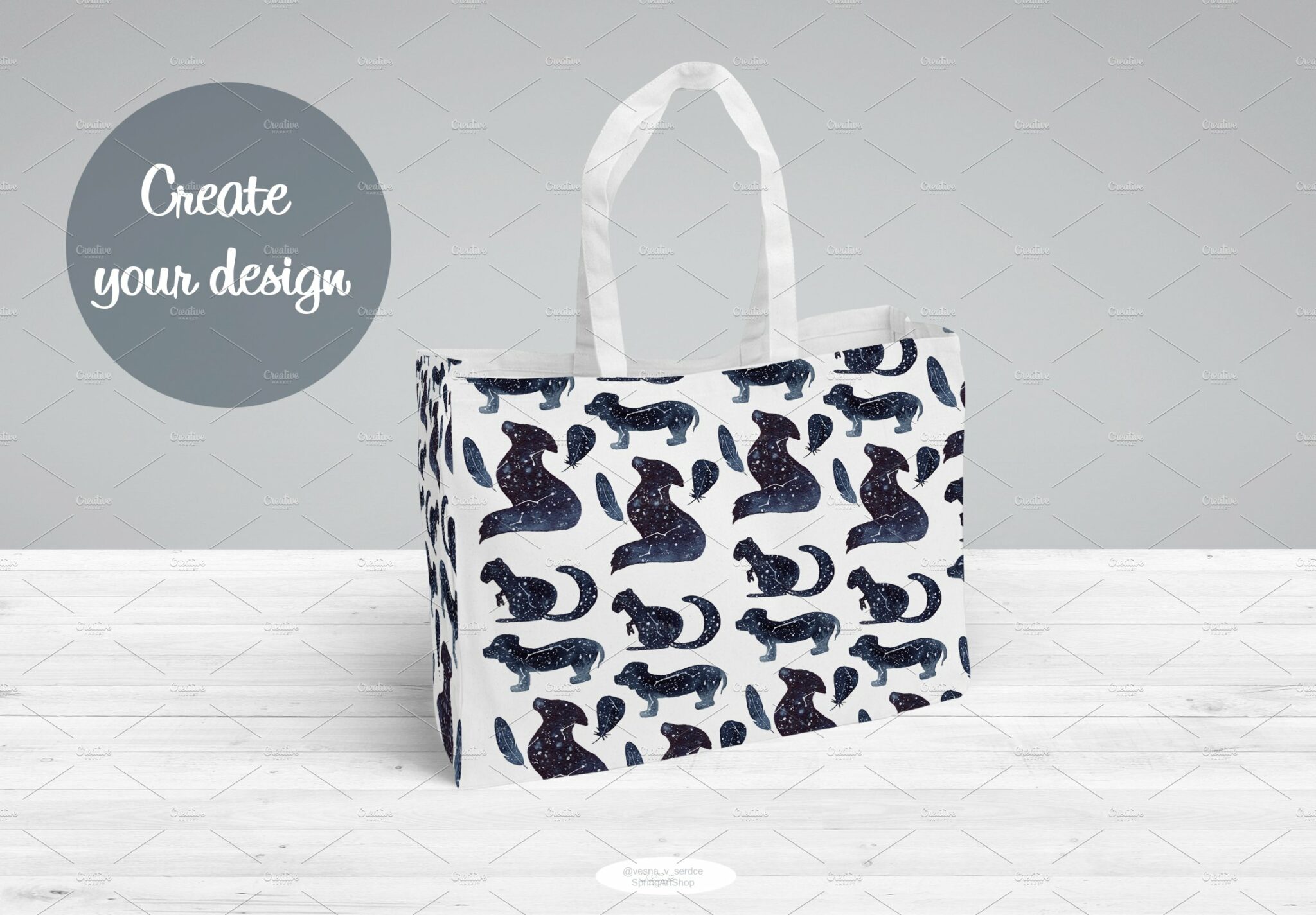 Star animals clipart & patterns – MasterBundles