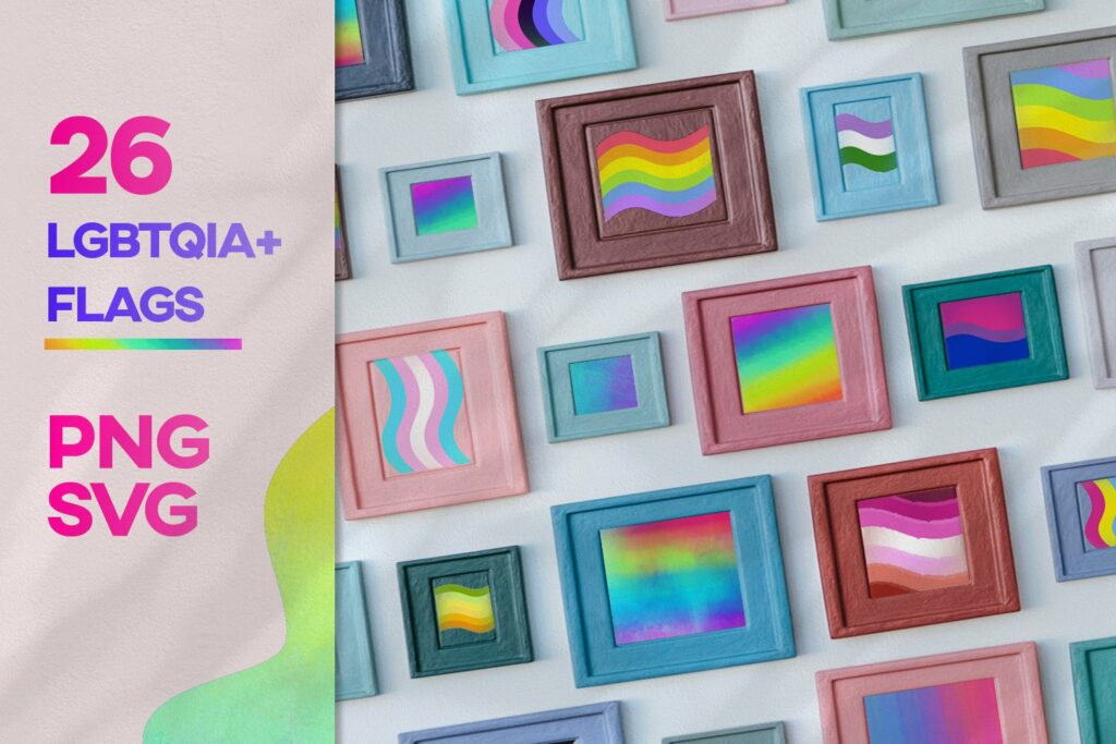 LGBT Pride SVG Bundle Gay Flag – MasterBundles