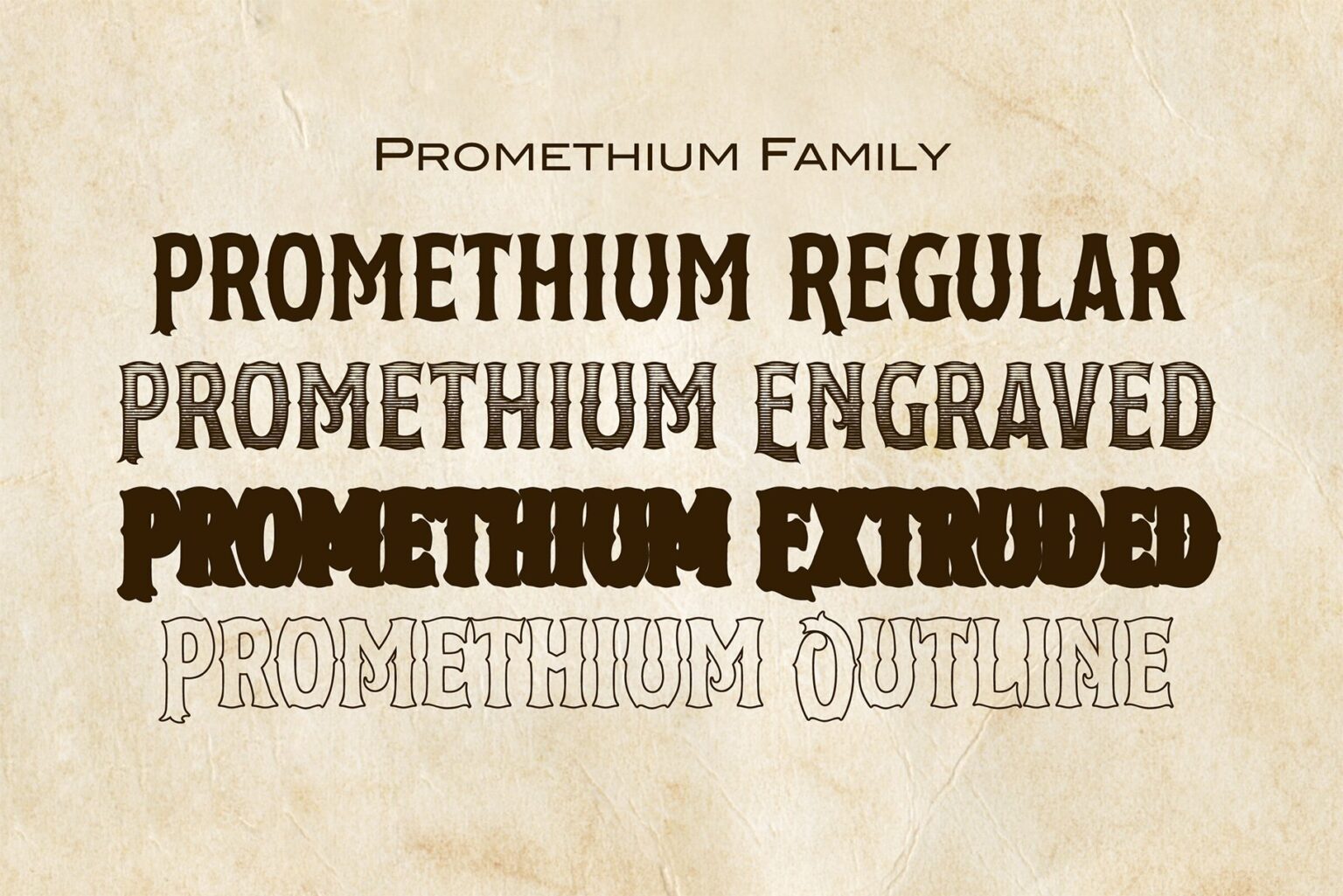 Promethium Font Family – MasterBundles