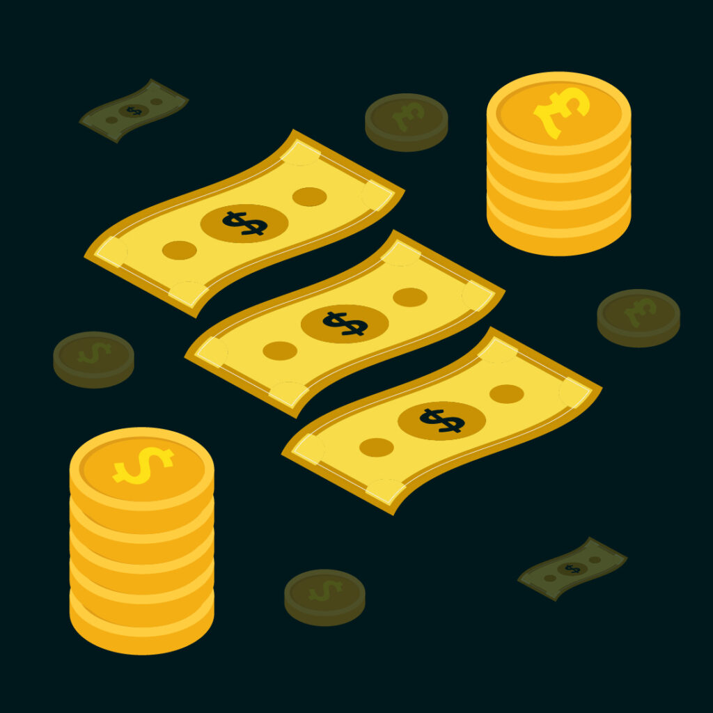 Currency note and token - MasterBundles
