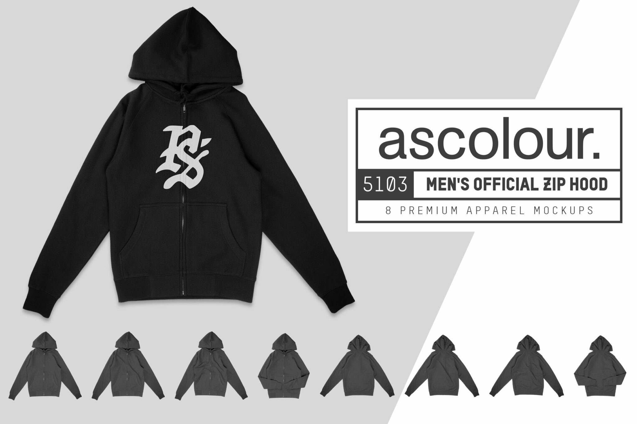 AS Colour 5103 Official Zip Hood – MasterBundles