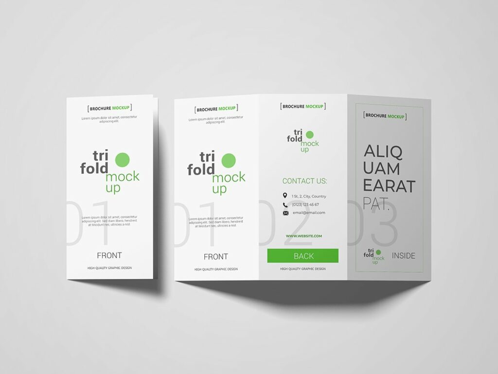 DL Tri-fold Brochure / Flyer Mockup – MasterBundles