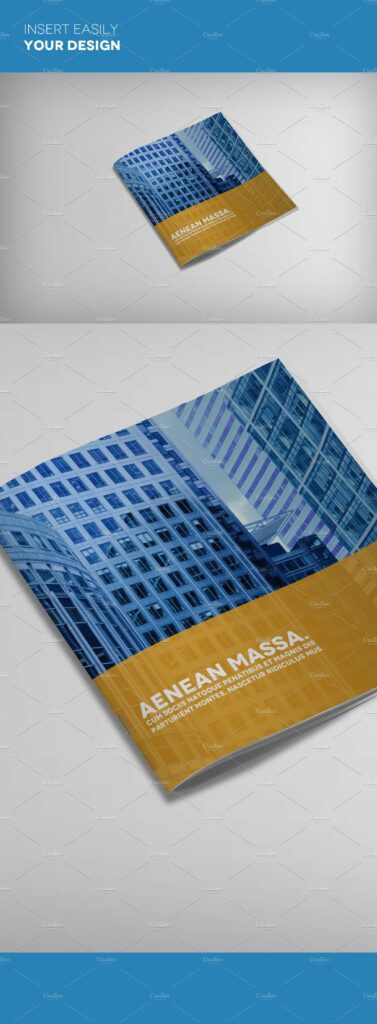 Premium Square Brochure Mockups – MasterBundles
