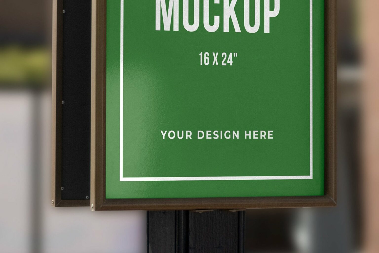 Pub Restaurant Sign Mockup – MasterBundles