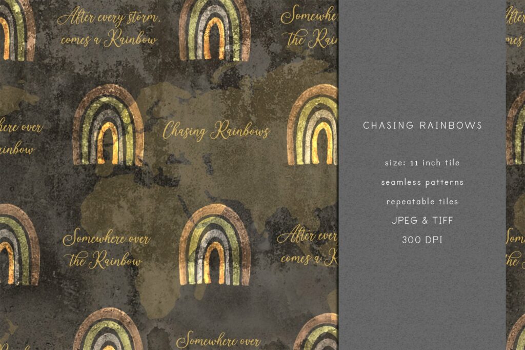 Rainbow Seamless Pattern – MasterBundles