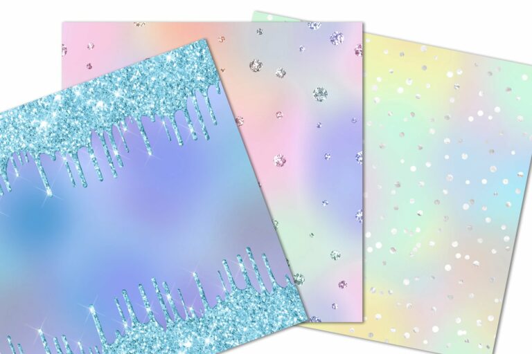 Rainbow Sparkle Party Backgrounds – MasterBundles