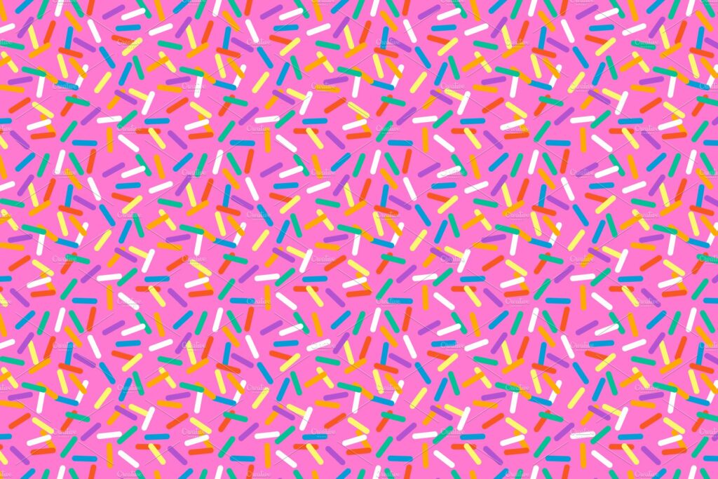 Rainbow Sprinkles Seamless pattern – MasterBundles