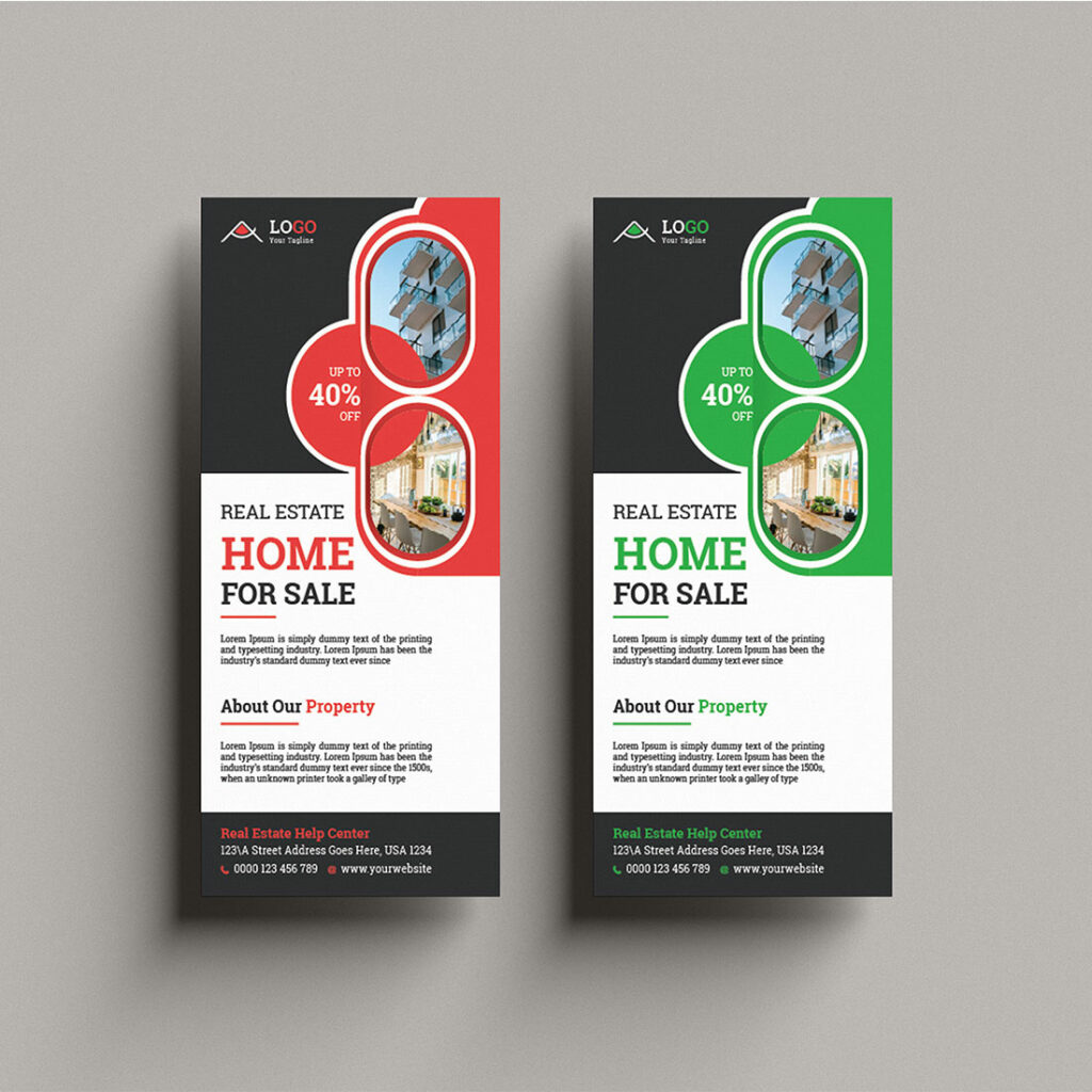 real estate rack card template - MasterBundles