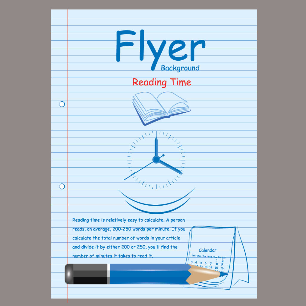 Reading Time paper Background - MasterBundles