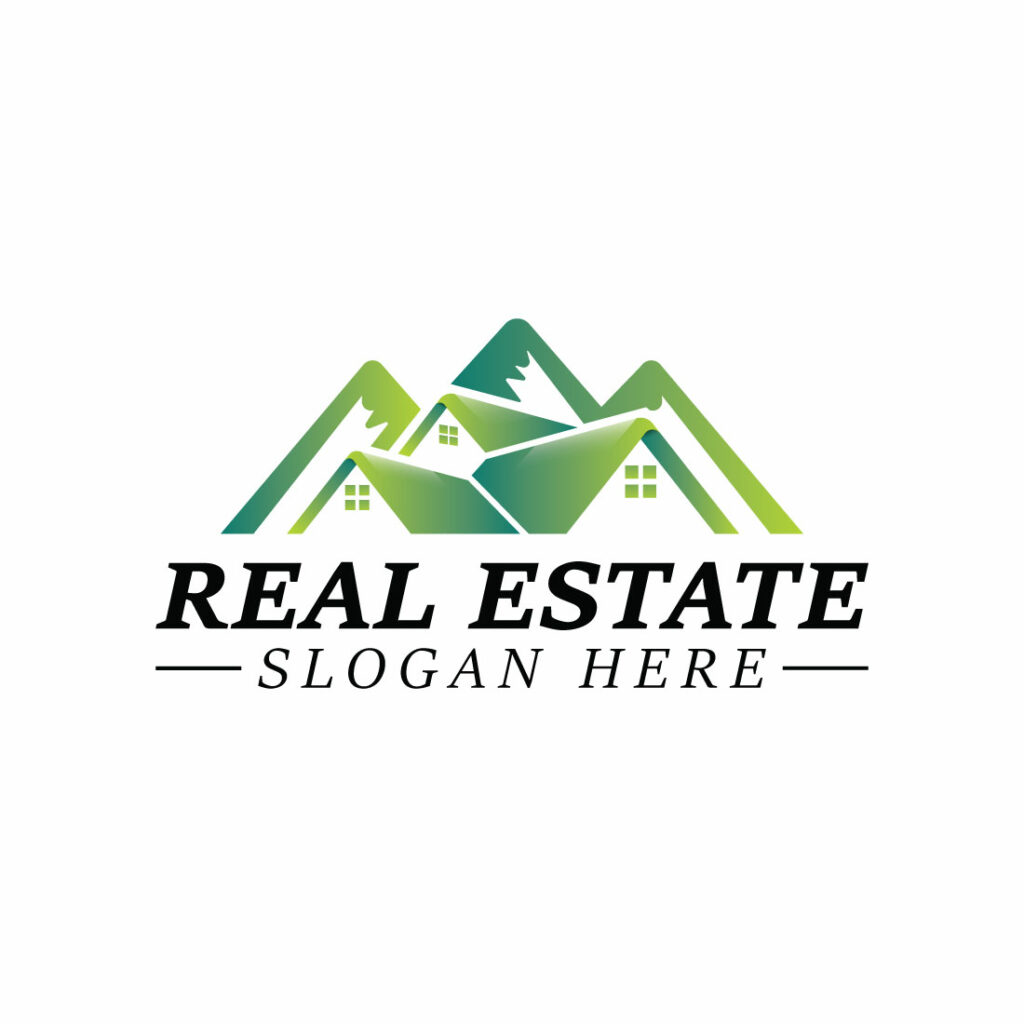 professional real estate logo design - MasterBundles