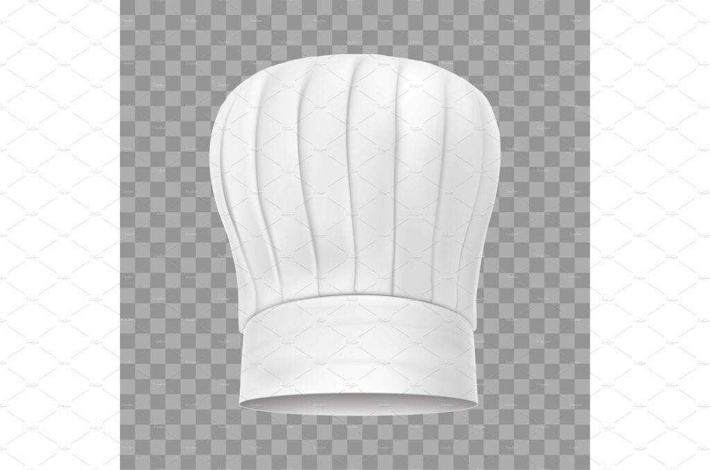 Chef hat with realistic shadow – MasterBundles