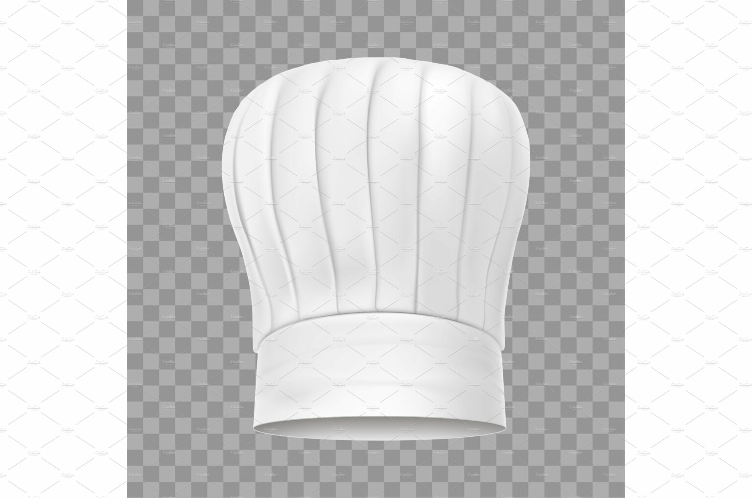 Chef hat with realistic shadow – MasterBundles