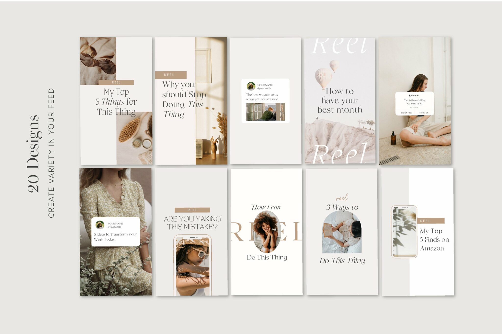 Instagram Reel Cover Templates – MasterBundles