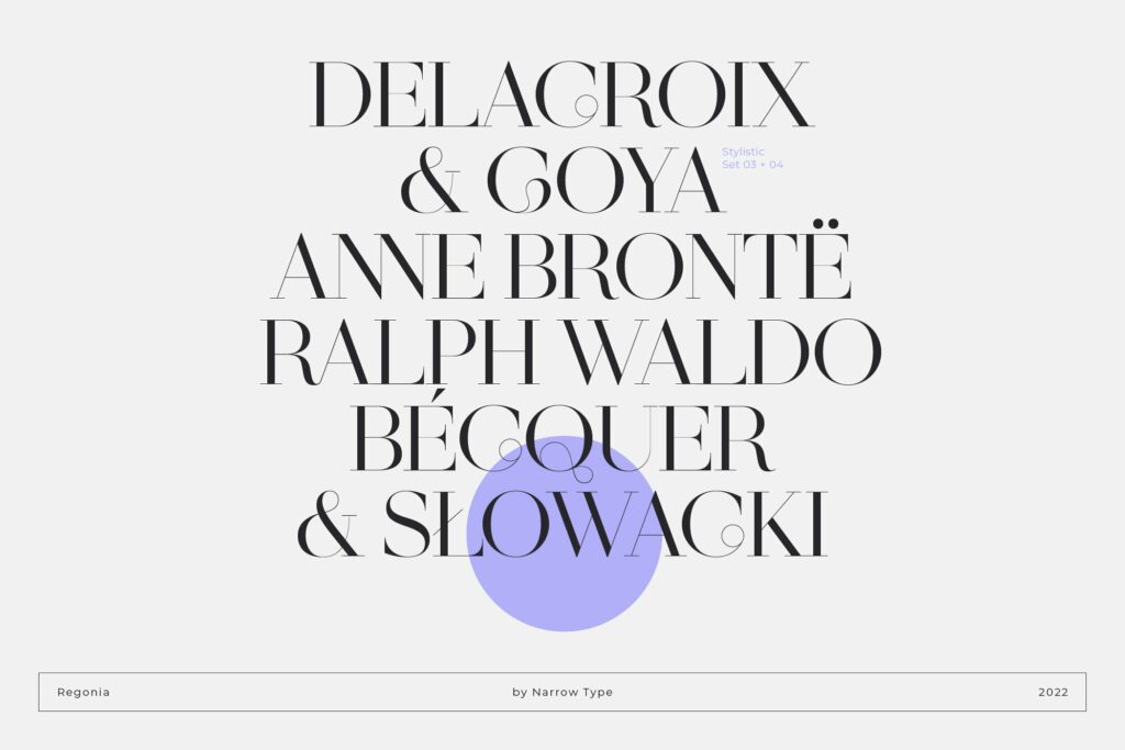 Regonia Display Serif Typeface – MasterBundles