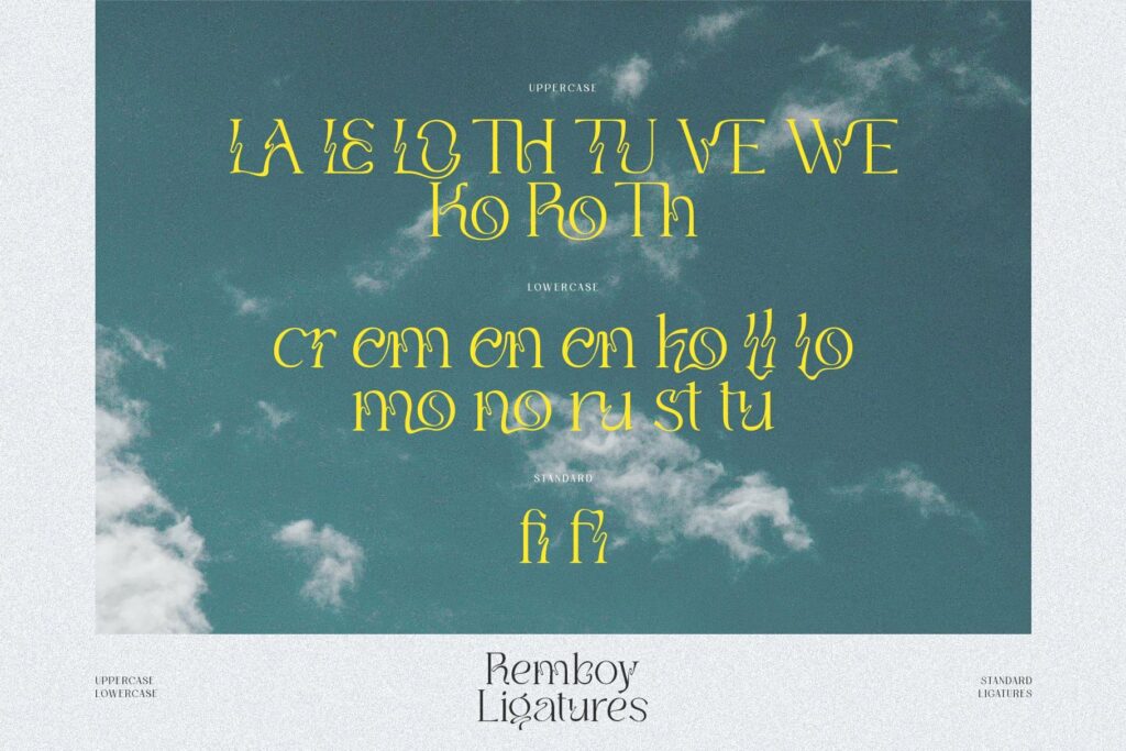 Remboy Typeface – MasterBundles