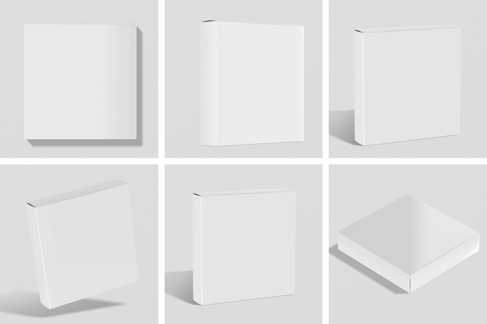 Thin Square Box Mockup – MasterBundles