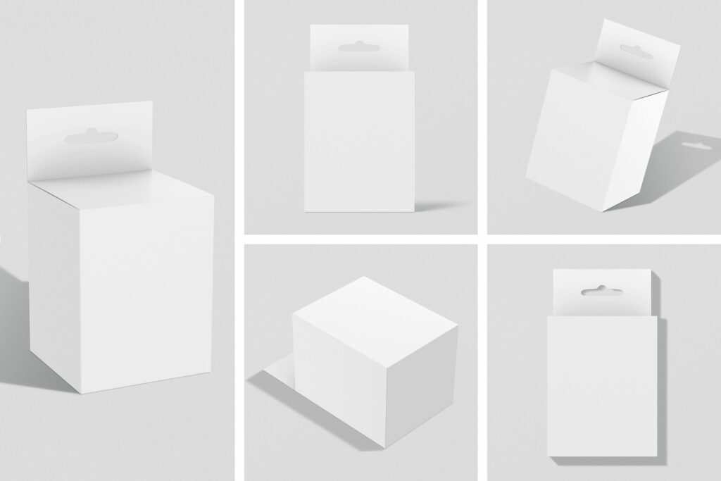 Square Hanger Box Mockup – MasterBundles
